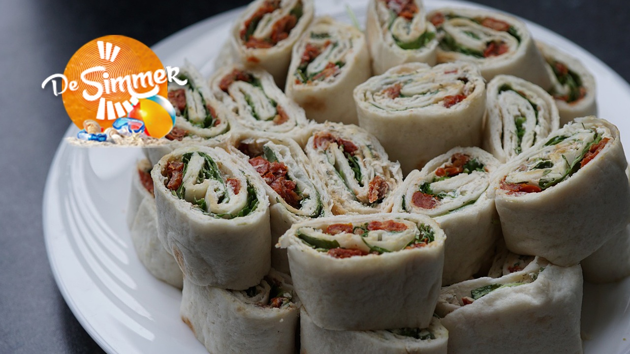 AUDIO: It Simmerrecept - Wrap rolletjes met kip en pesto - RTV NOF Nieuws