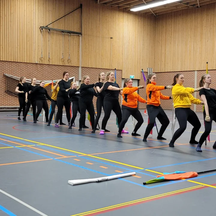 De puntjes op de 'I' bij Color Guards en Twirlers - RTV NOF Nieuws
