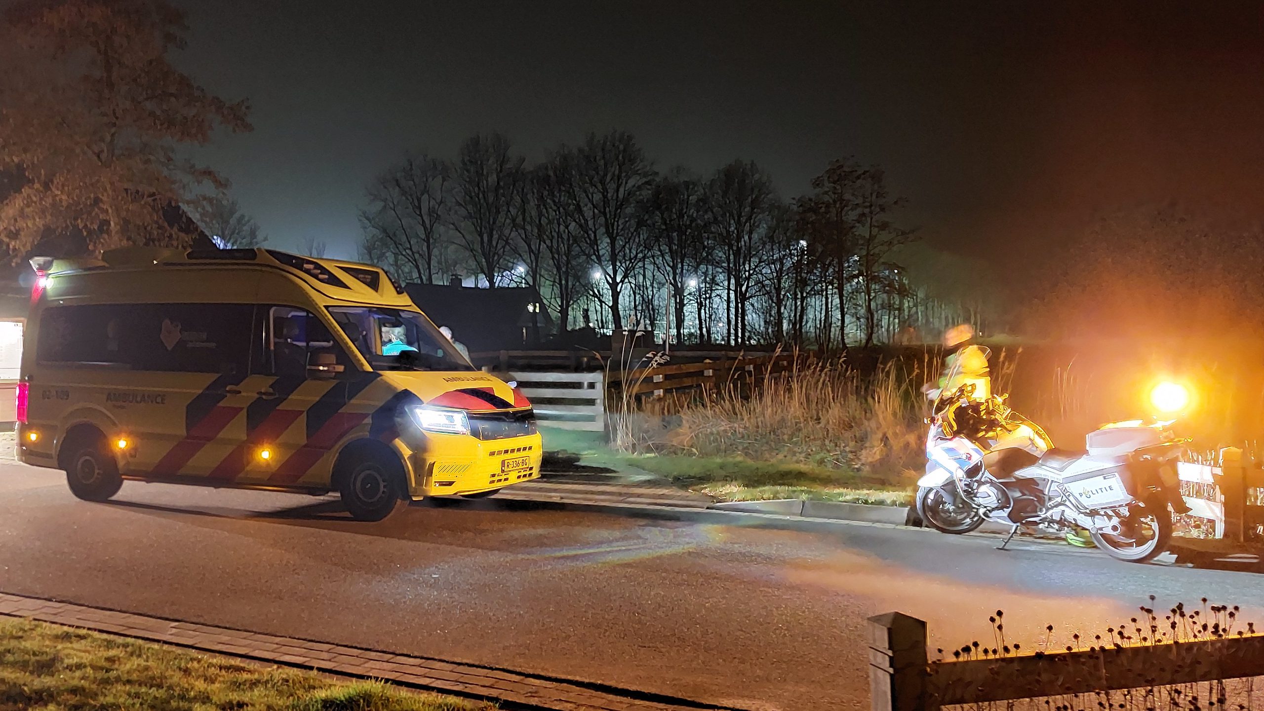 Motorrijder licht gewond bij eenzijdig ongeval op de Triemsterloane - RTV NOF Nieuws