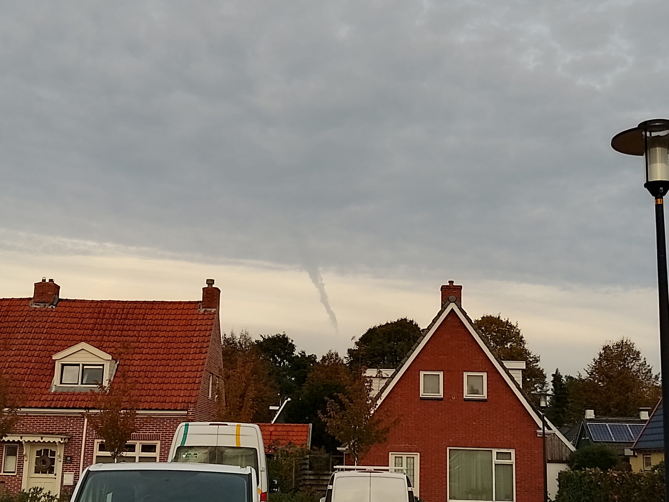 Waterhoos gespot nabij Kollumersweach - RTV NOF Nieuws
